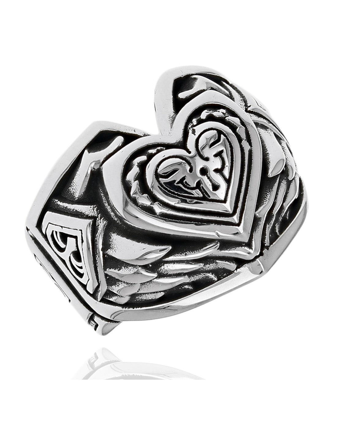 Night Rider Claddagh Ring in Sterling Silver – The Estate Watch And ...