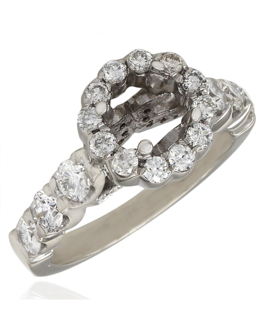 Round Diamond Halo Mounting in Gold – The Estate Watch And Jewelry Company®