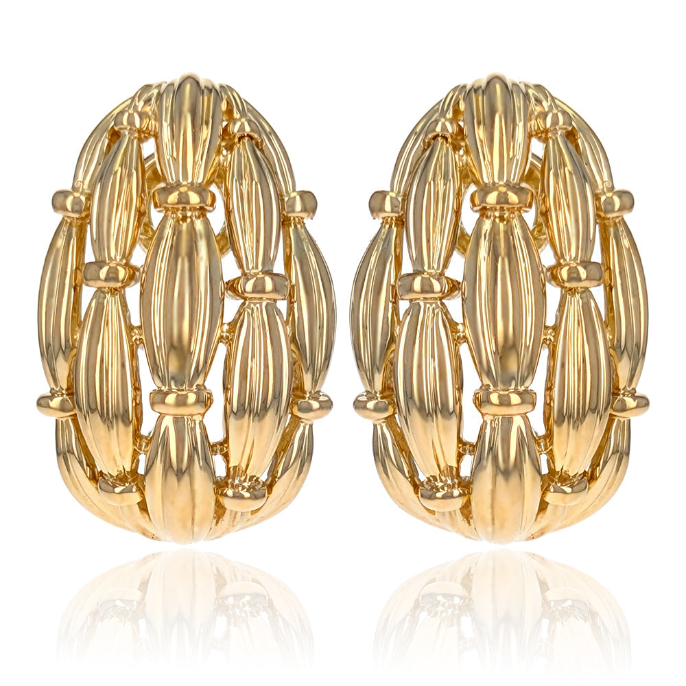 Tiffany & Co. 18K Yellow Gold Signature Series Collection Graduated Fl ...
