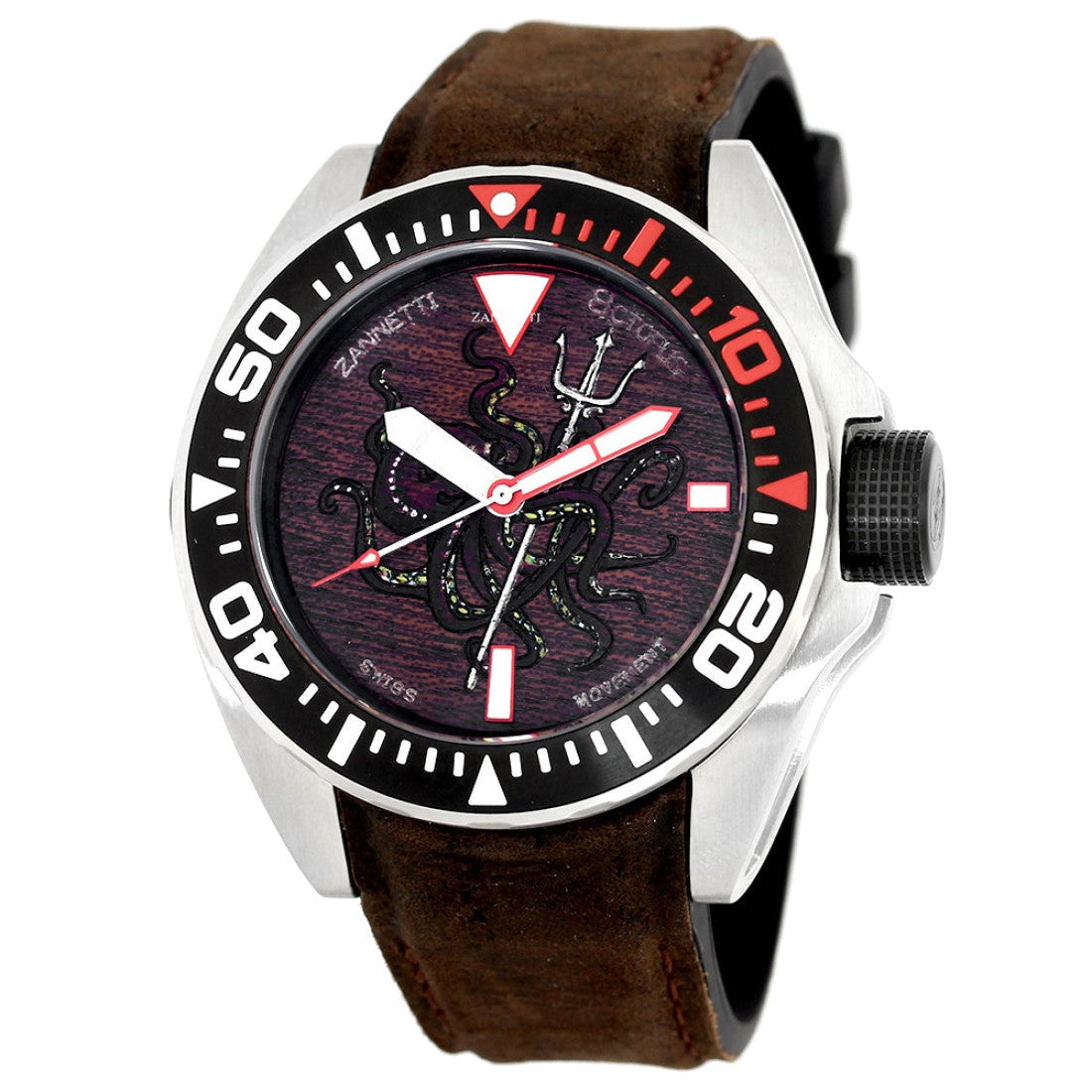 Zannetti 8ctopus Black Wood Edition OCP.A2S-W.M.2A.R – The Estate Watch ...