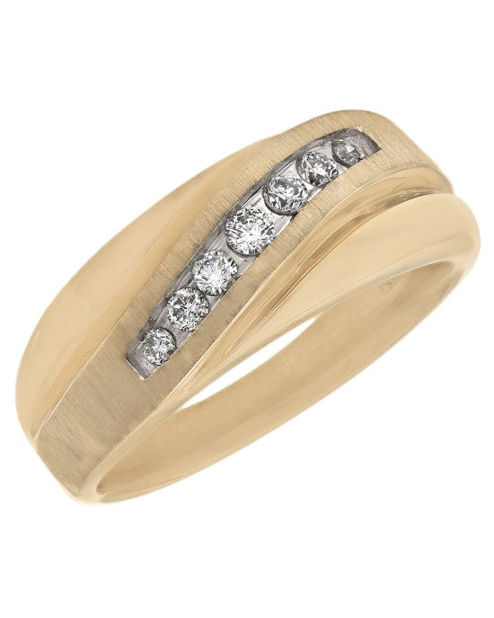 Gentleman's Graduated Diamond Ring – The Estate Watch And Jewelry Company®