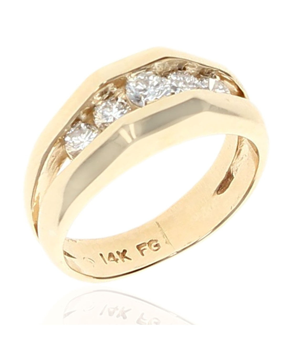 3 Sided Diamond Ring in Gold – The Estate Watch And Jewelry Company®