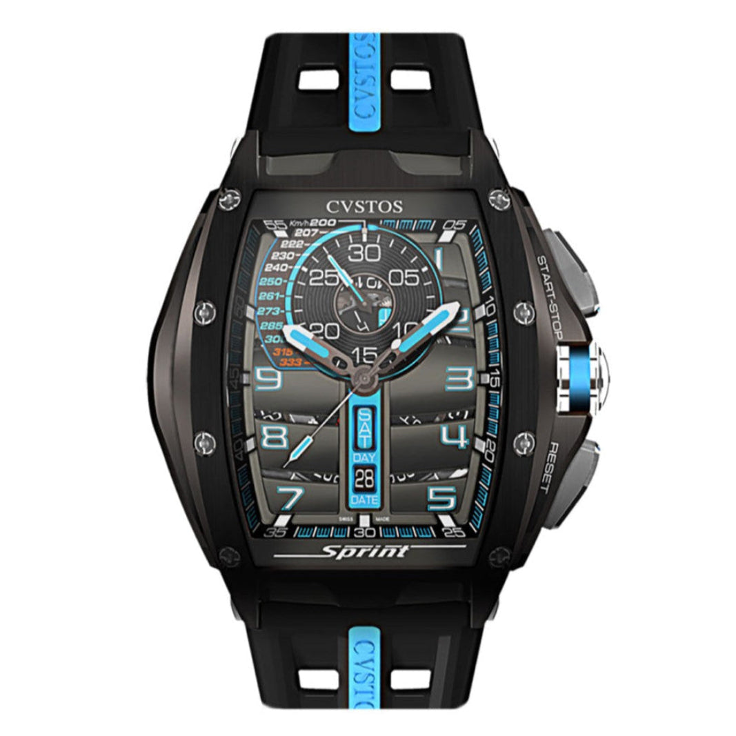 Cvstos Chrono Sprint Titanium / Blue Limited Edition B00107.4112002 ...