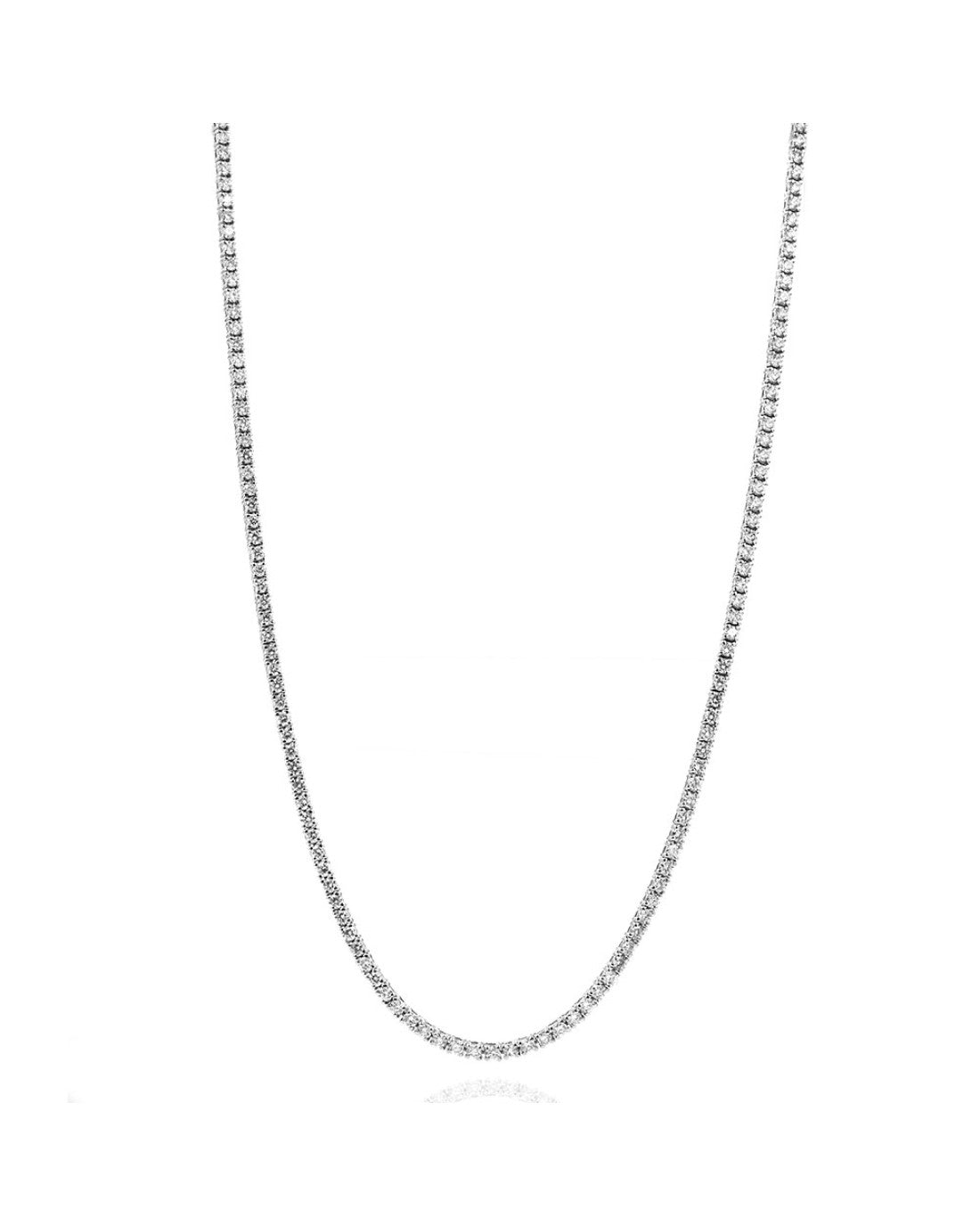 Norman Covan Diamond Line Necklace in Gold – The Estate Watch And ...